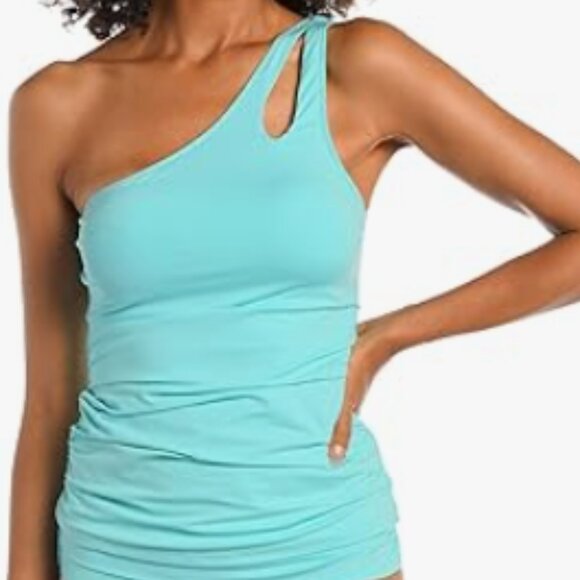 La Blanca | Swim | La Blanca Womens Island Goddess One Shoulder Keyhole ...